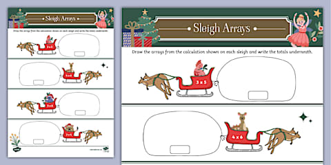 Mosaic Christmas Multiplication Game | Twinkl Go!