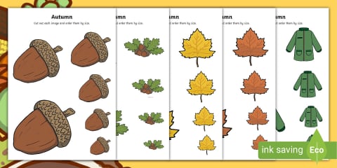 Autumn Leaves Sorting Chart