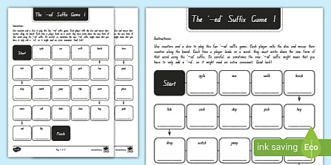 Uncle Ed Suffix Rule Poster - Twinkl - KS1 - English