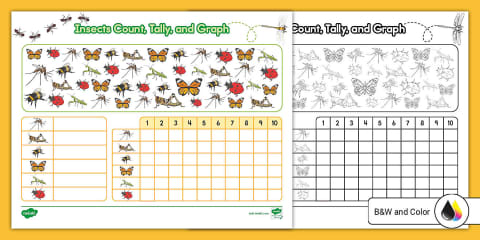 Early Childhood Insects Math Activity Pack
