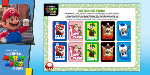 Super Mario Bros.: Learning Activity Booklet [Ages 5-7]