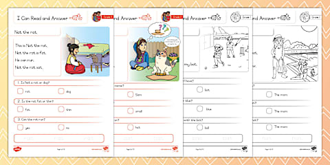Grade 1 Phonics - Term 1 -eg sound - Reading Comprehension (CAPS Aligned)