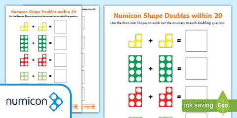 KS1 KIRFs Doubling to 20 Activity Sheet