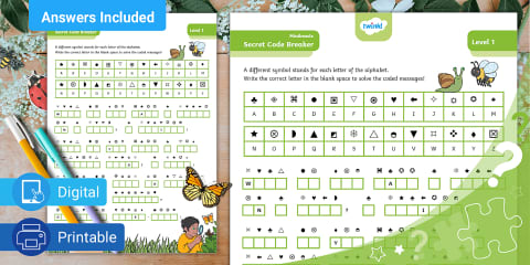 Secret Animal Interactive Code Breaking Puzzle