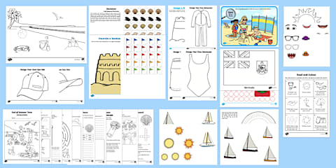 Bermuda Flag Colouring Sheet