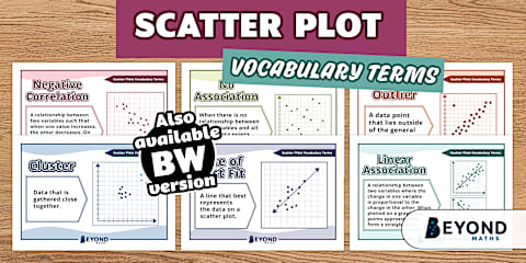 Correlation in Scatter Graphs Worksheet