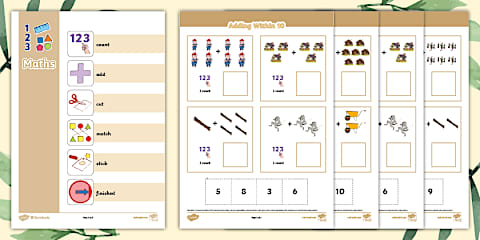 SEND Structured Steps Seasons Count and Match Within 20