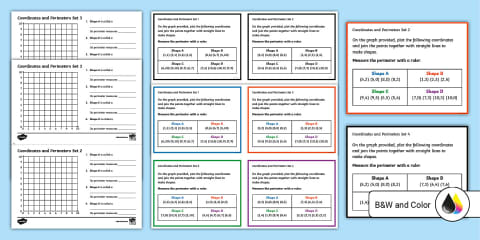 Fifth Grade Coordinate Plane Mystery Picture Activity
