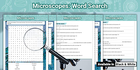 Microscopy Word Search
