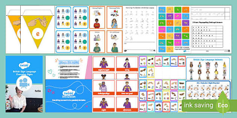4 Seasons Display Posters with British Sign Language