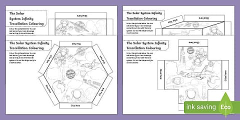 Solar System Collaborative Art Activity