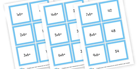 6 Times Table Bingo