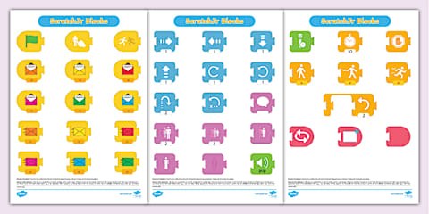 Scratch Activity Cards | Scratch/Scratch Jr Cards | Shapes