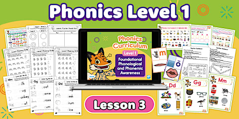 'sh, th, th, ng' Phonics Lesson Pack - Level 3, Week 3, Lesson 5