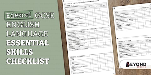 GCSE EDEXCEL English Literature Specification Overview Checklists