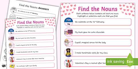 Valentine's Day Adjectives Worksheet