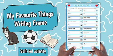 All About Me - My Favorite Things