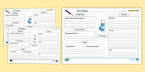 Engineering Design Process Planning Sheet for 3rd-5th Grade