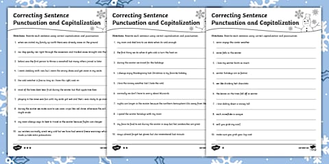 Editing Punctuation Errors Task Cards for 6th-8th Grade