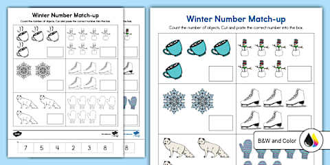 Prekindergarten No-Prep Winter Busy Binder