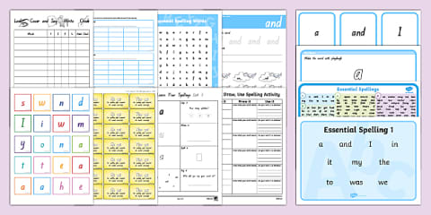 Essential Spelling List 2 Resource Pack