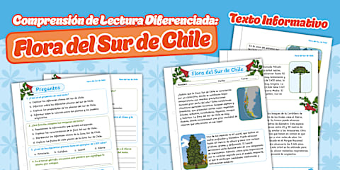 Comprensión de Lectura Diferenciada: Texto Informativo - Flora del ...