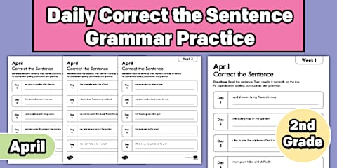 Second Grade Contractions & Apostrophes Worksheet