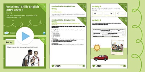 Entry Level 1 Reading Comprehension: Job Interview Letter Worksheet