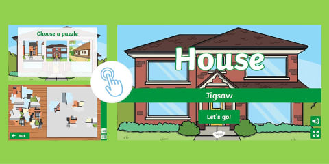 Rooms in the House Interactive Matching Activity