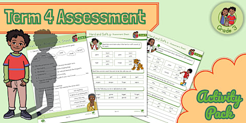 Grade 3 Phonics - Term 1 - Termly Assessment - Activity Pack (CAPS Aligned)