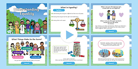 Whole School Assembly on Equality and Equity PowerPoint