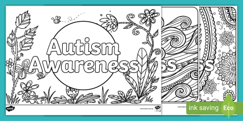 Celebrate Neurodiversity Mindfulness Coloring Pages