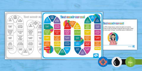 Basic French Questions Board Game