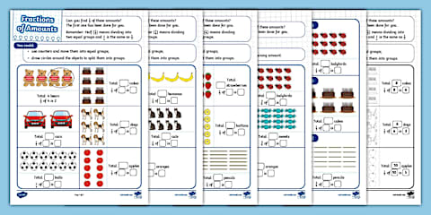Making Fractions of a Collection PowerPoint