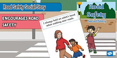 Social Situation: Crossing the Road Editable Booklet