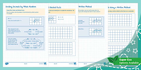 Multiplying and Dividing Decimals Resource Pack