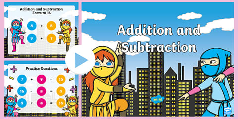 Addition and Subtraction Facts to 18 PowerPoint