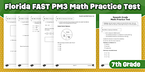 Seventh Grade Math Mini Assessments Skills Review