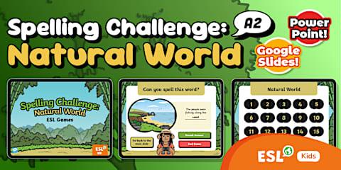 ESL Natural World Wordsearch [Kids, A2]