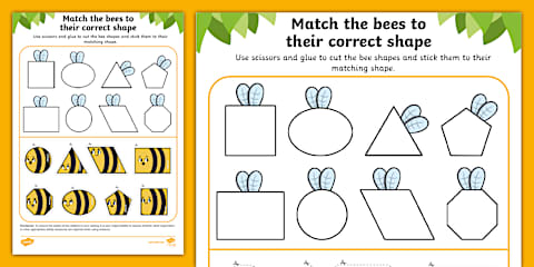 3D World Bee Day Colouring Craft