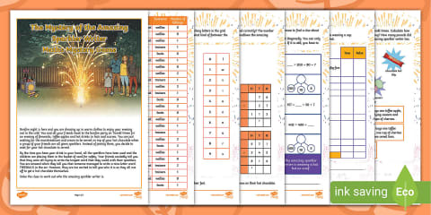 Year 3 The Mystery of the Replacement Reindeer Maths Mystery Game