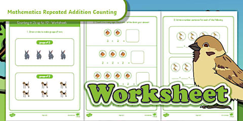 Grade 1 Maths - Term 3 - Repeated Addition - Workbook (CAPS Aligned)