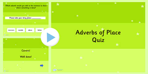 KS2 Fronted Adverbials of Place Activity Pack
