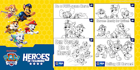 PAW Patrol: Colour by Calculation Adding and Subtracting to 10