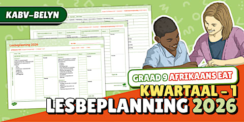 Graad 9 - Afrikaans EAT - Kwartaal 1-4 - Onderwysersgids (KABV-belyn)