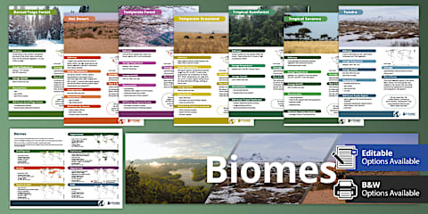 Biome Fact Files Pack