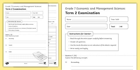 Grade 7 History - Term 2 - June Exam (CAPS Aligned)