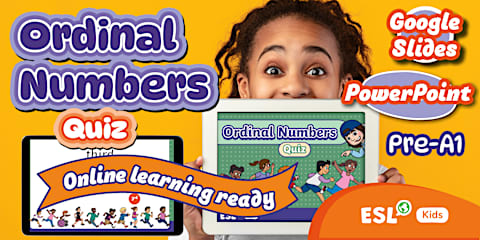 Ordinal Numbers Interactive Sorting Game