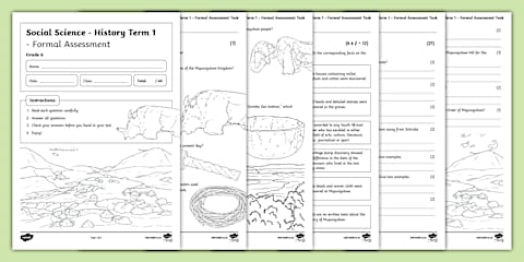 Grade 6 Social Science - History - Term 2 - Formal Assessment (CAPS ...