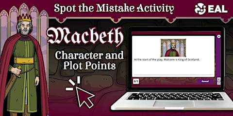 Macbeth Interactive Plot Sorting Game for Learners of EAL